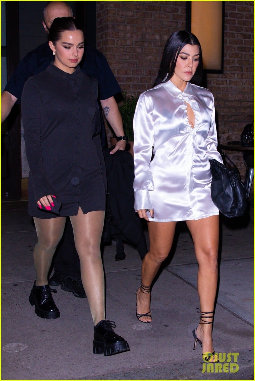 Kourtney Kardashian & Addison Rae Show Off Their Stylish Sides in NYC ...