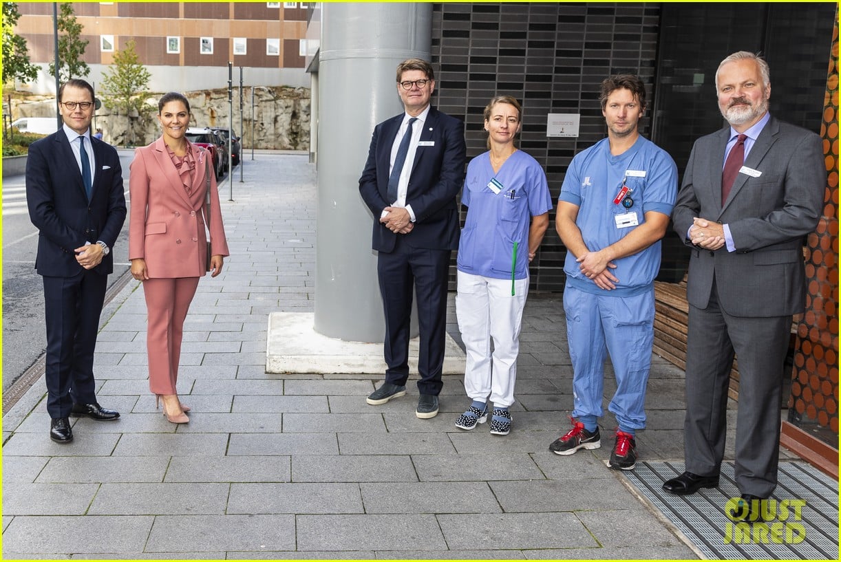 Sweden's Princess Victoria Wore a Pink Ribbon With Her Pink Powersuit ...