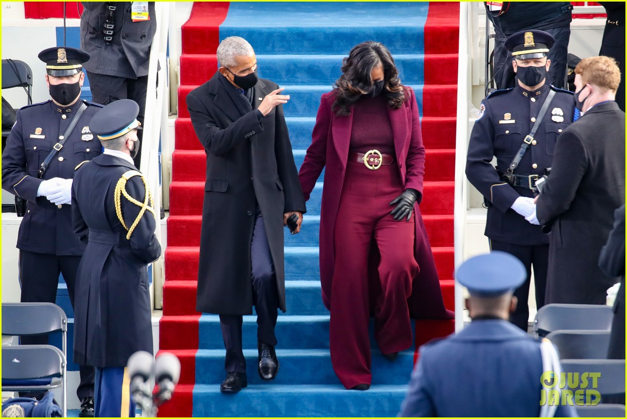 Barack Obama, Michelle Obama, Bill Clinton, & Hillary Clinton Arrive at ...