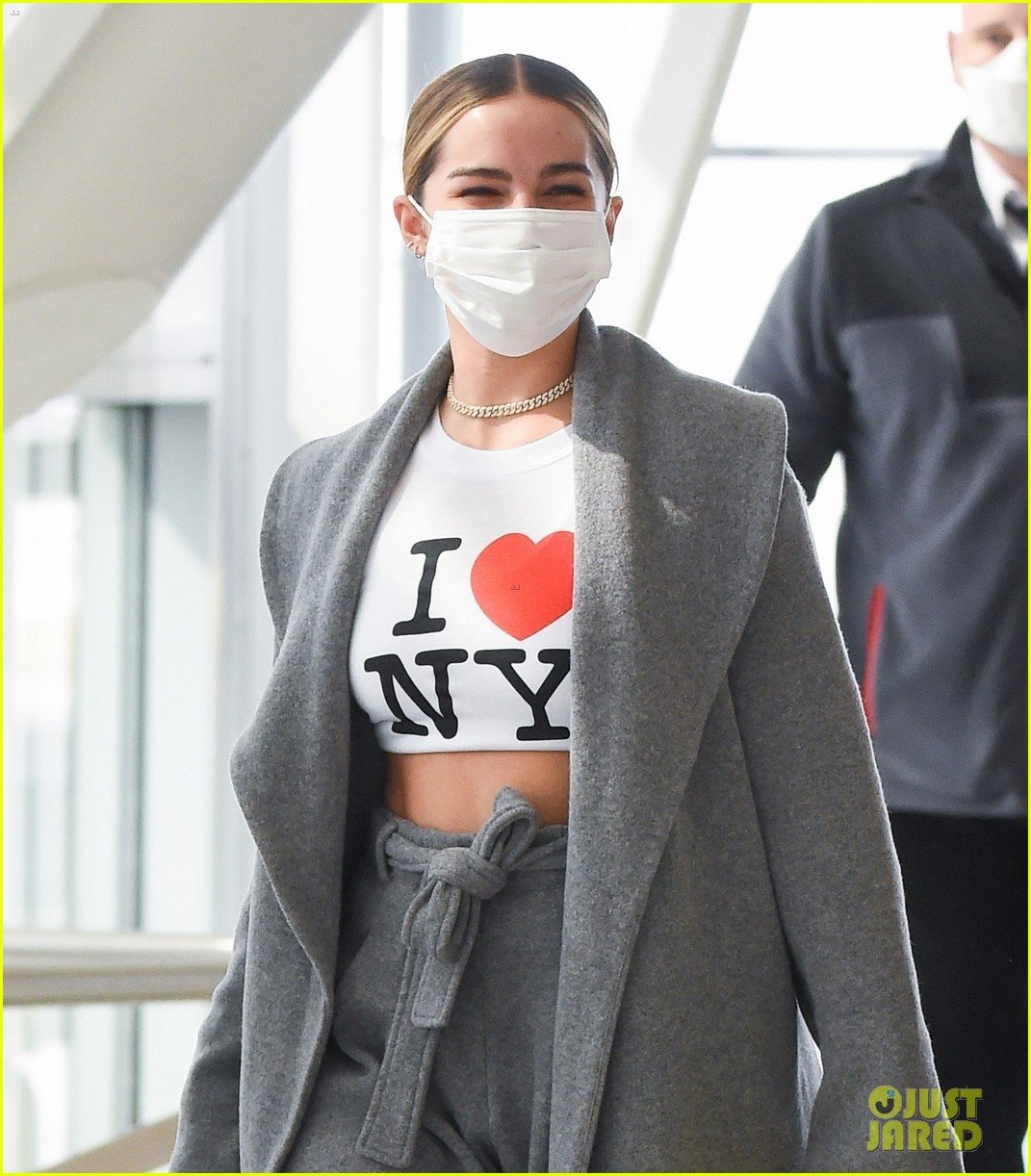 Addison Rae Wears an 'I Love NY' Shirt While Heading Out of NYC: Photo ...