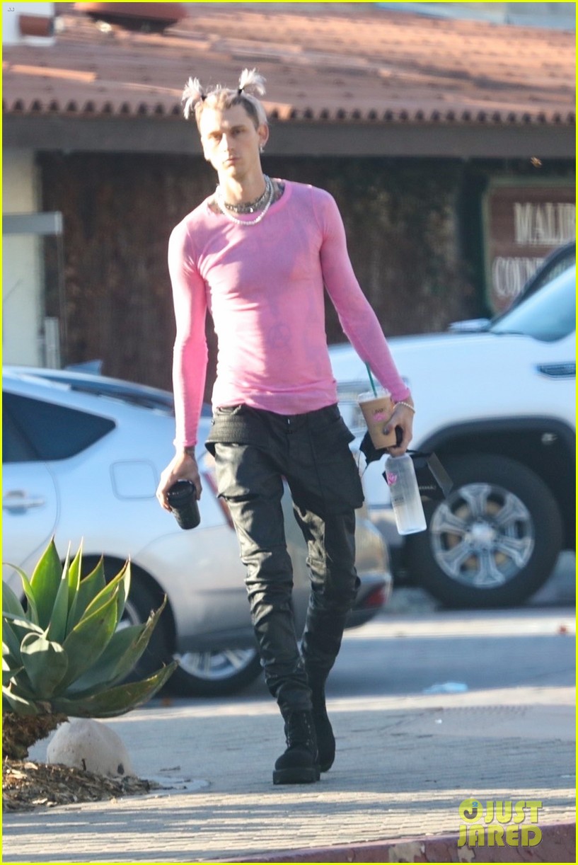 Machine Gun Kelly Wears His Hair in Pigtails After His & Megan Fox's ...