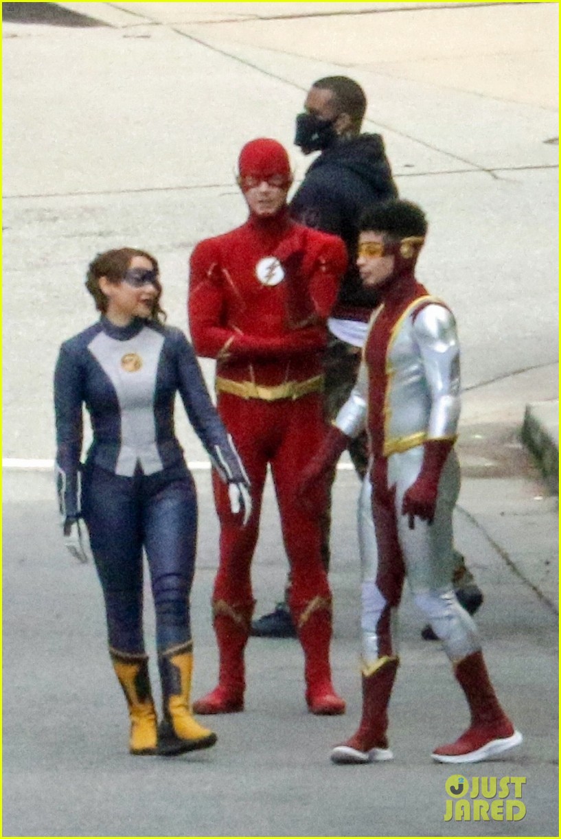 Jordan Fisher Gets Into Character As Impulse In First Set Photos From ...