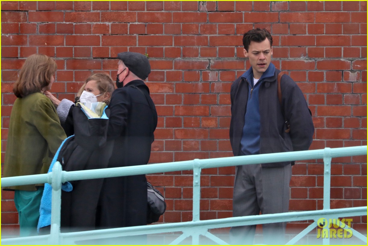 Harry Styles Is All Smiles with Emma Corrin in These Cute 'My Policeman ...