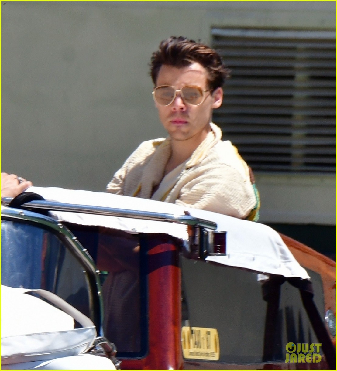 Harry Styles Relaxes on a Water Taxi as He Arrives in Venice : Photo ...