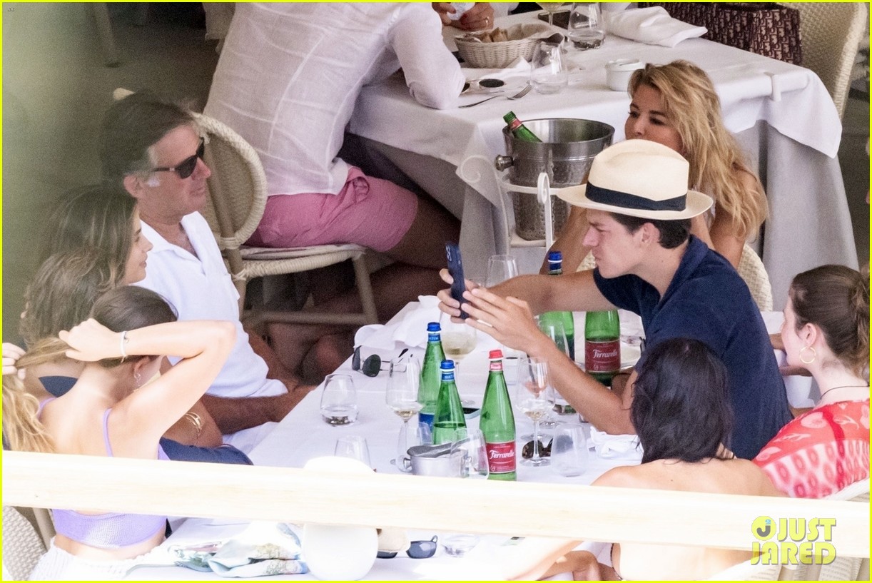 Newly Engaged Taylor Hill Enjoys a Boat Day in Italy with Fiance Daniel ...