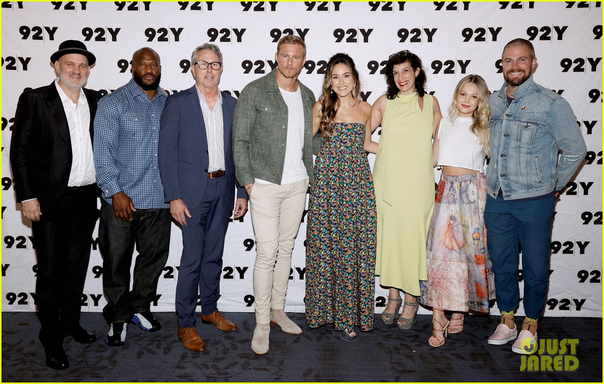 Stephen Amell Celebrates New Series 'Heels' with Alexander Ludwig ...