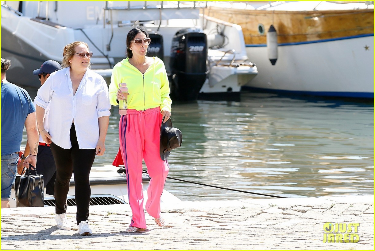 Photo: cher neon yellow pink boat arrival wrap up vacation 65 | Photo ...