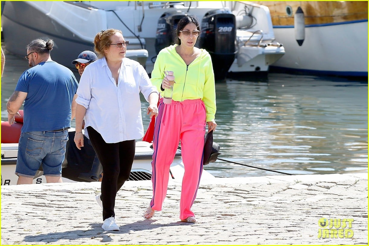 Cher Rocks Neon Yellow & Pink While Wrapping Up Her Vacation in Europe ...