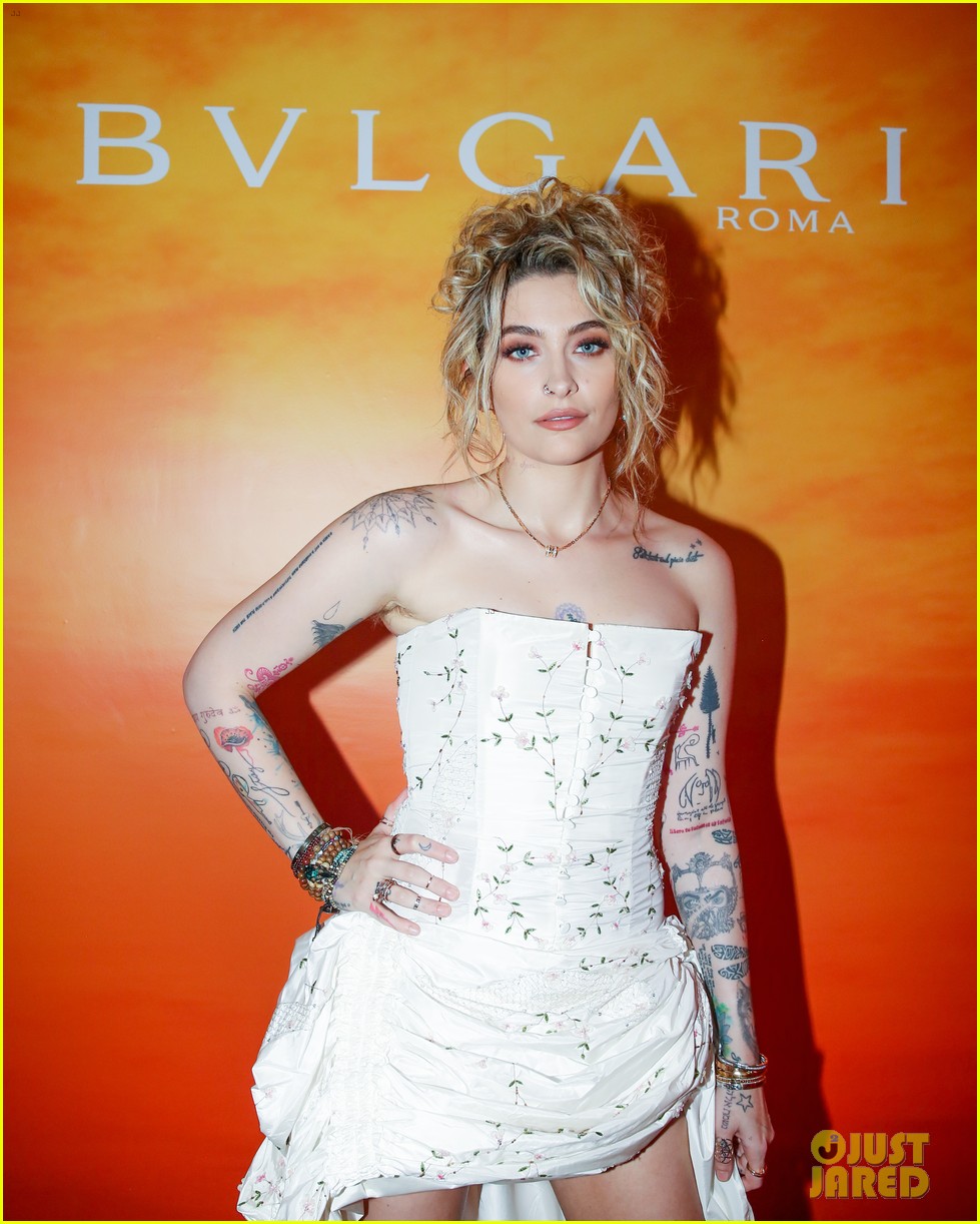 Photo: paris jackson rainey qualley rainsford bulgari dinner 29 | Photo ...