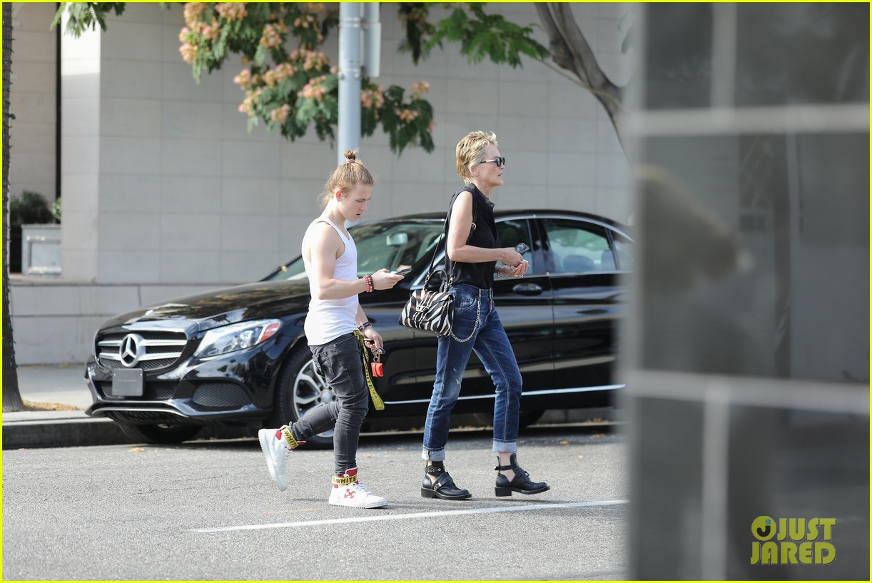 Sharon Stone Makes Rare Appearance with Her 21-Year-Old Son Roan: Photo ...