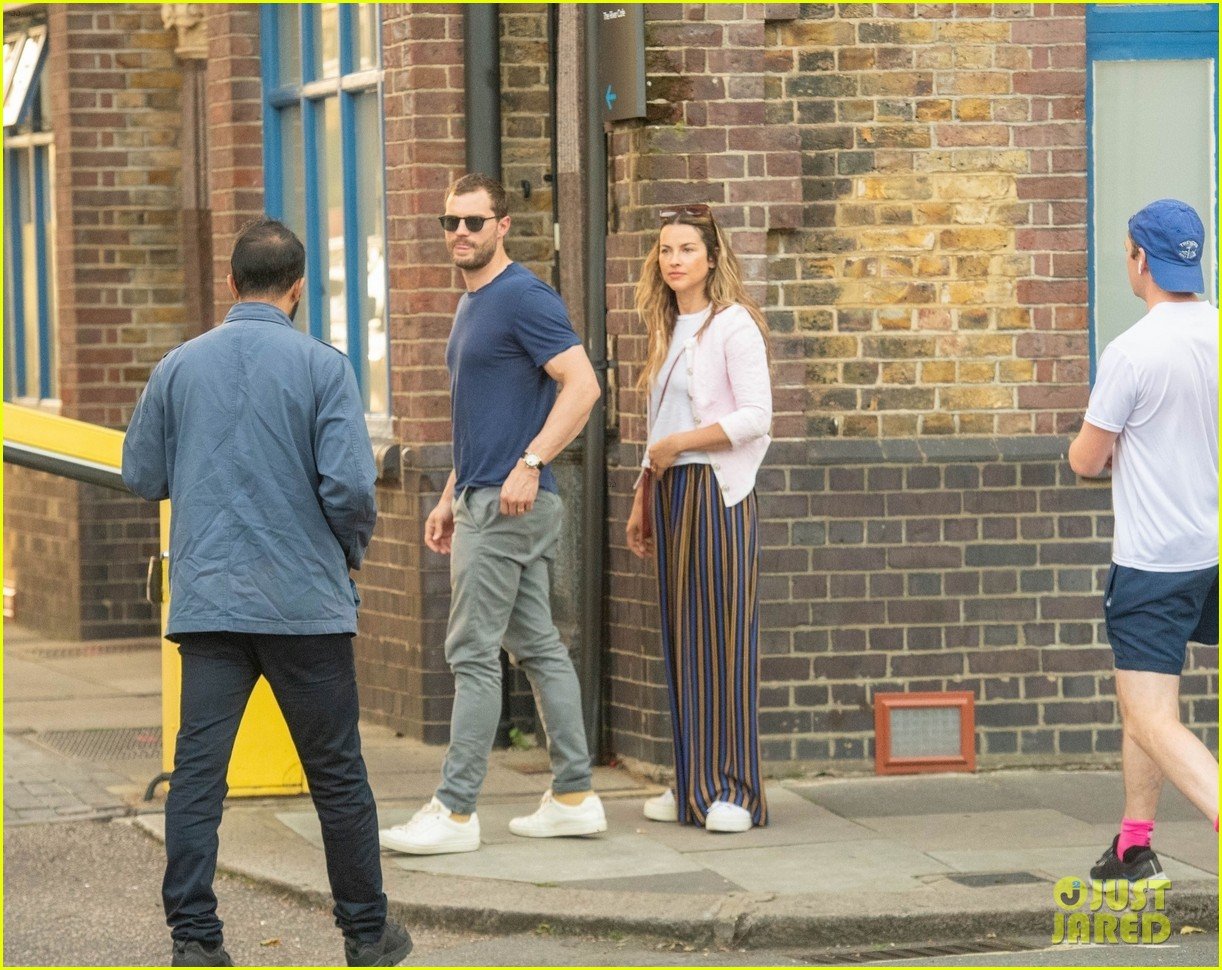 Jamie Dornan Spotted in Rare Public Outing with Wife Amelia Warner ...