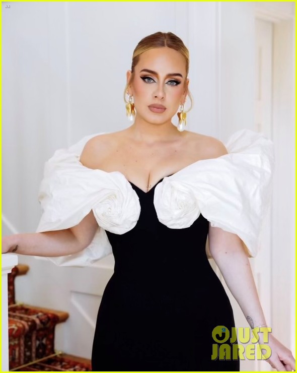Adele Steps Out in a Dreamy Custom Schiaparelli Gown!: Photo 4628015 | Adele Photos | Just Jared ...