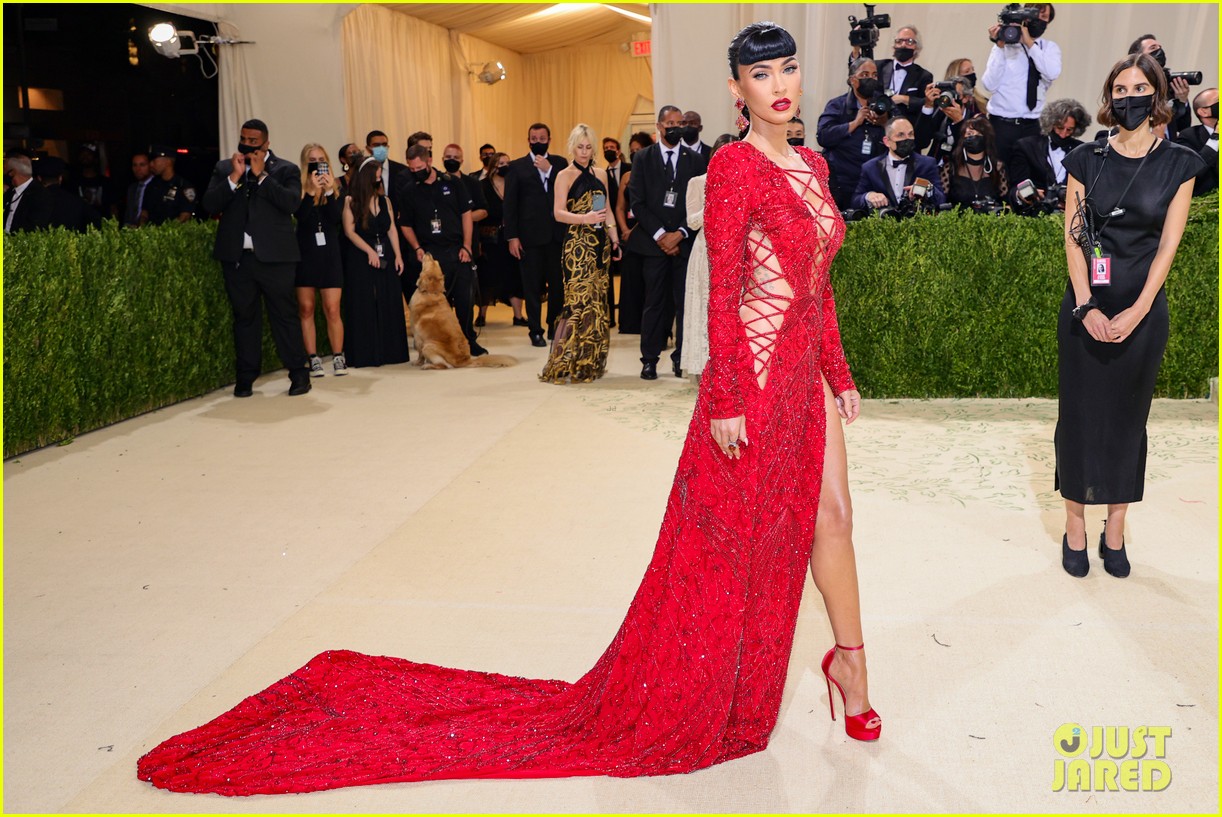Megan Fox Makes Met Gala Debut, Kills the Red Carpet in Red Hot Look ...
