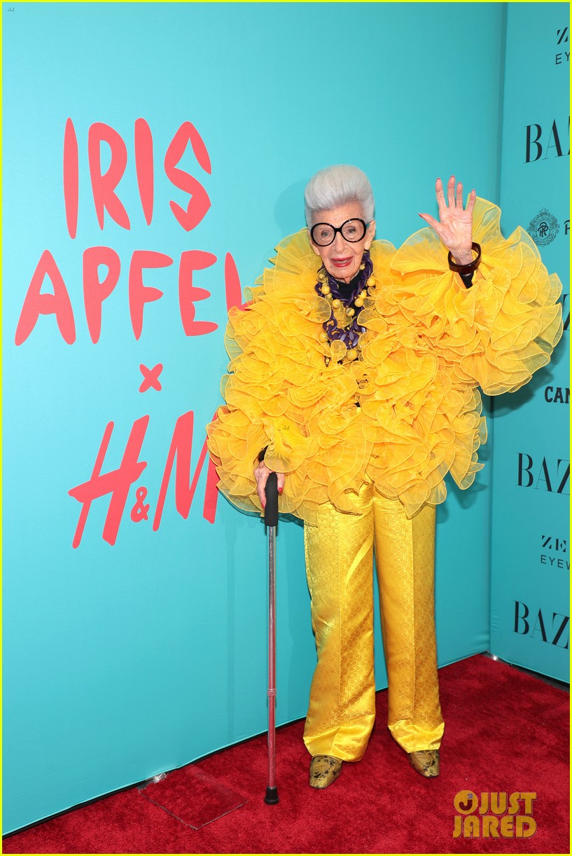 Katie Holmes Steps Out for Iris Apfel's 100th Birthday Party in NYC ...