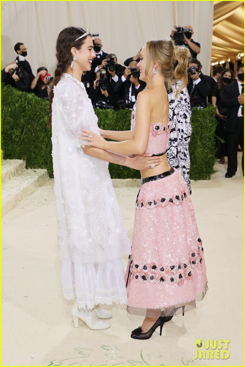 Lily-Rose Depp & Margaret Qualley Share a Sweet Moment Together at the ...