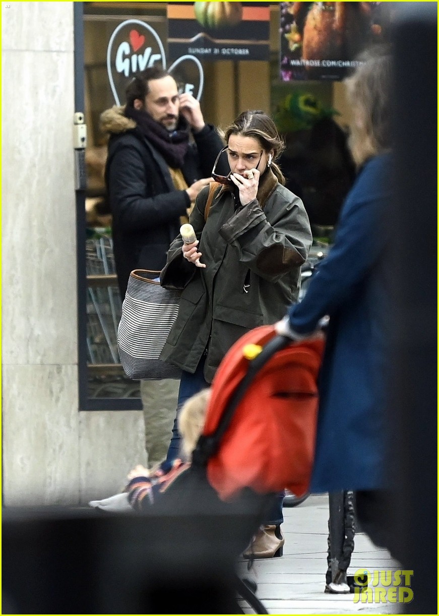 Emilia Clarke Does a Wellness Shot During a Day of Shopping in East ...