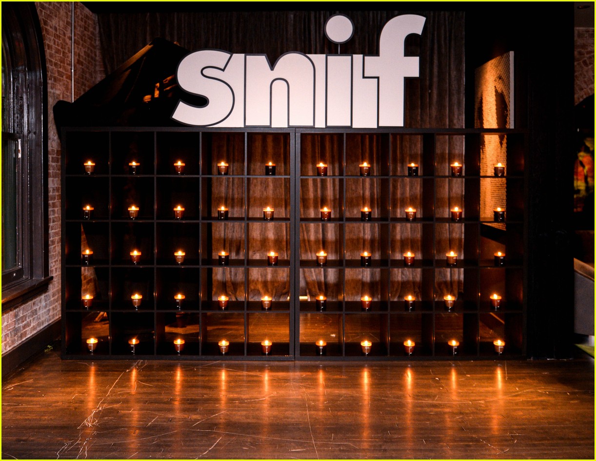 Simon Huck Supports Hubby-to-Be Phil Riportella at Snif Launch Event ...