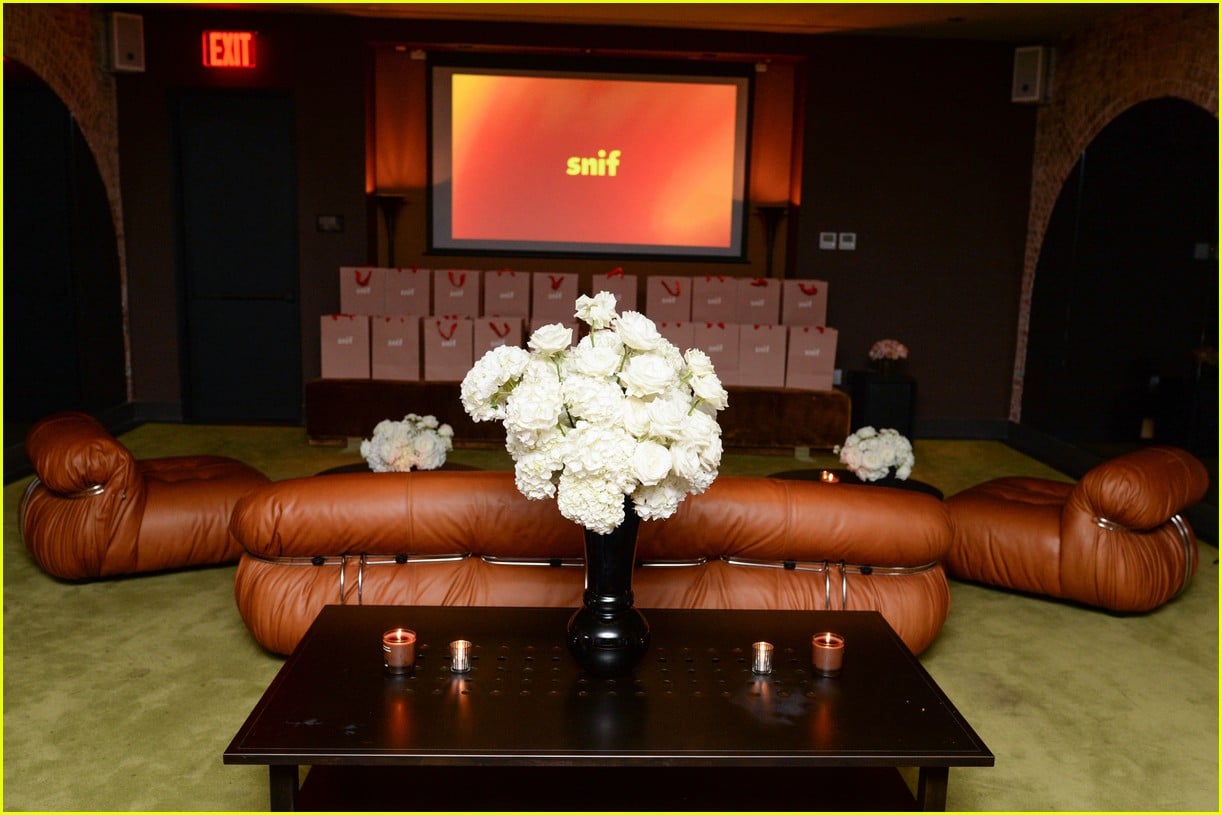 Simon Huck Supports Hubby-to-Be Phil Riportella at Snif Launch Event ...