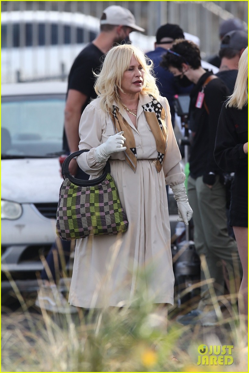 Patricia Arquette Gets Into Character on Set of Apple TV+ Series 'High ...