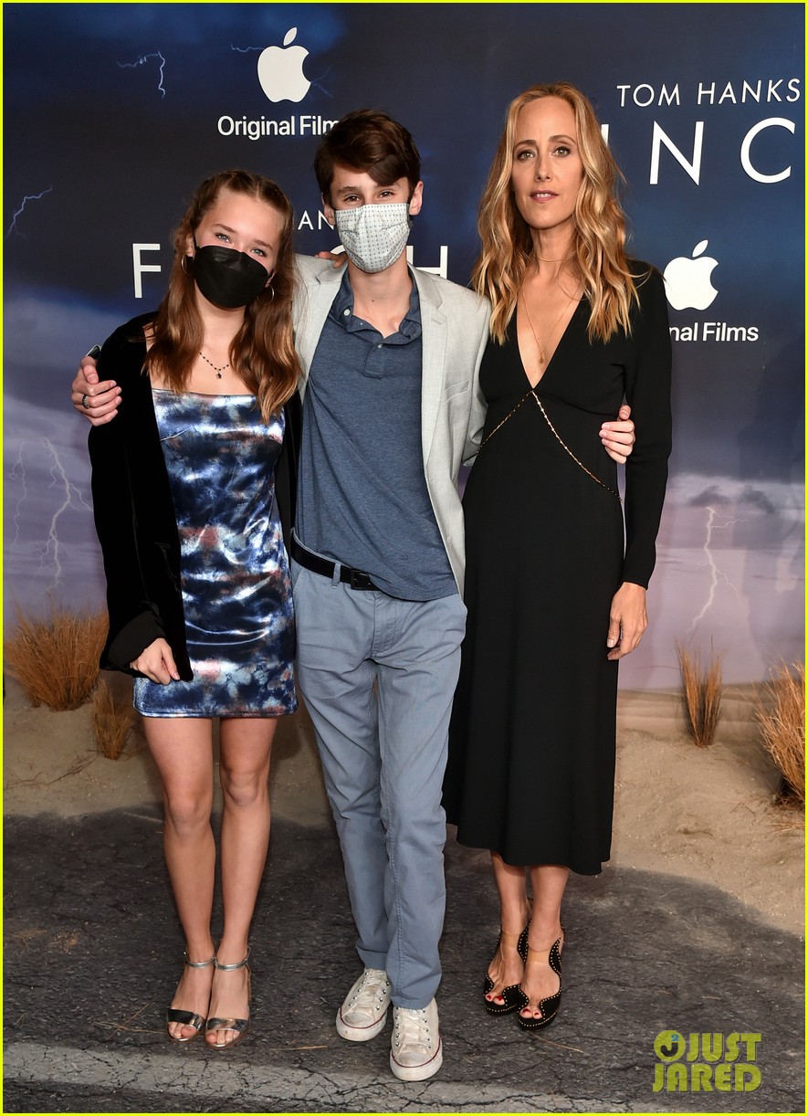 Tom Hanks Sneaks Up On Co-Star Caleb Landry Jones at 'Finch' Premiere ...