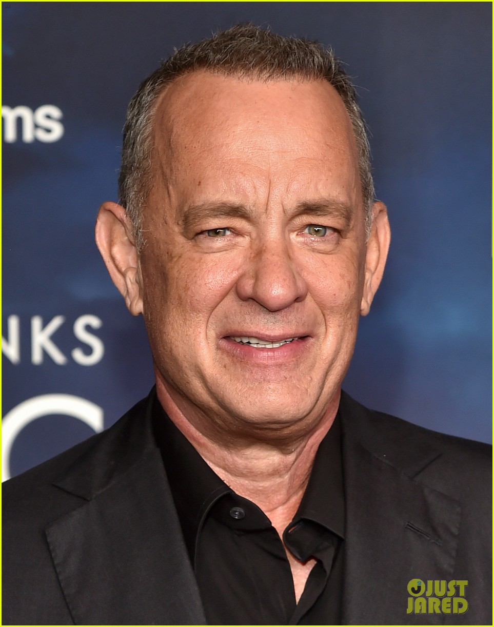 Tom Hanks Sneaks Up On Co-Star Caleb Landry Jones at 'Finch' Premiere ...
