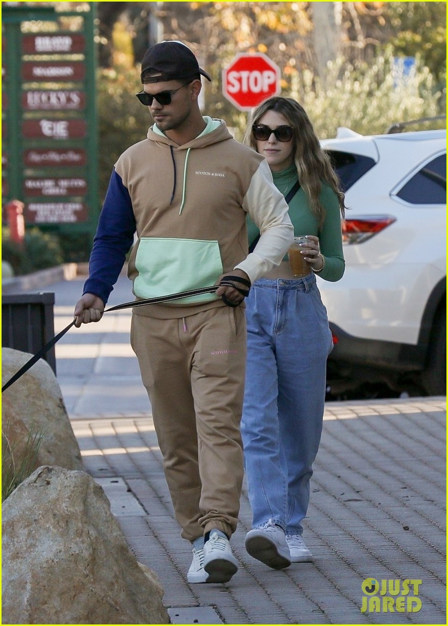 Taylor Lautner & Fiancee Tay Dome Enjoy an Afternoon Out in Malibu ...
