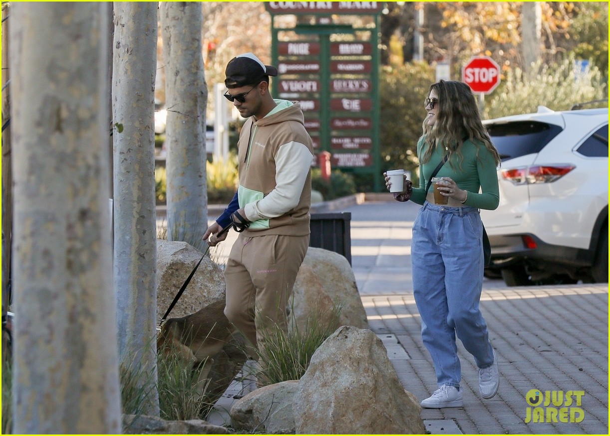 Taylor Lautner & Fiancee Tay Dome Enjoy an Afternoon Out in Malibu ...