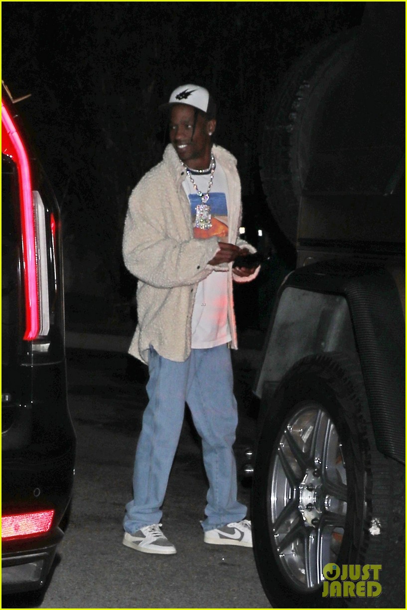 Travis Scott Enjoys Rare Night Out with Friends in West Hollywood ...