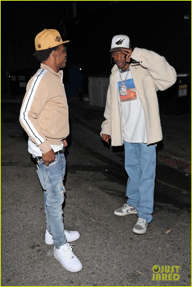 Travis Scott Enjoys Rare Night Out with Friends in West Hollywood ...