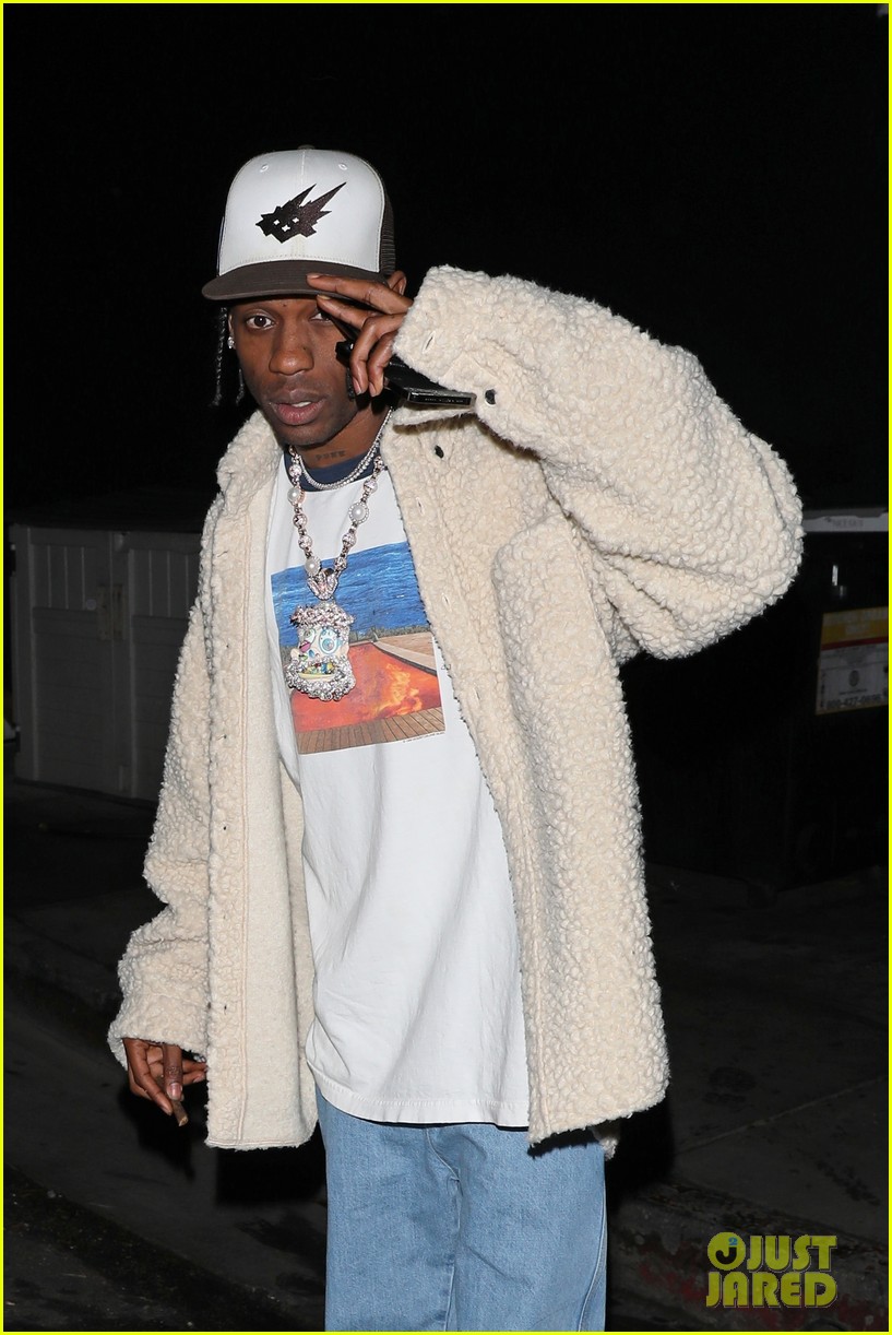 Travis Scott Enjoys Rare Night Out with Friends in West Hollywood ...