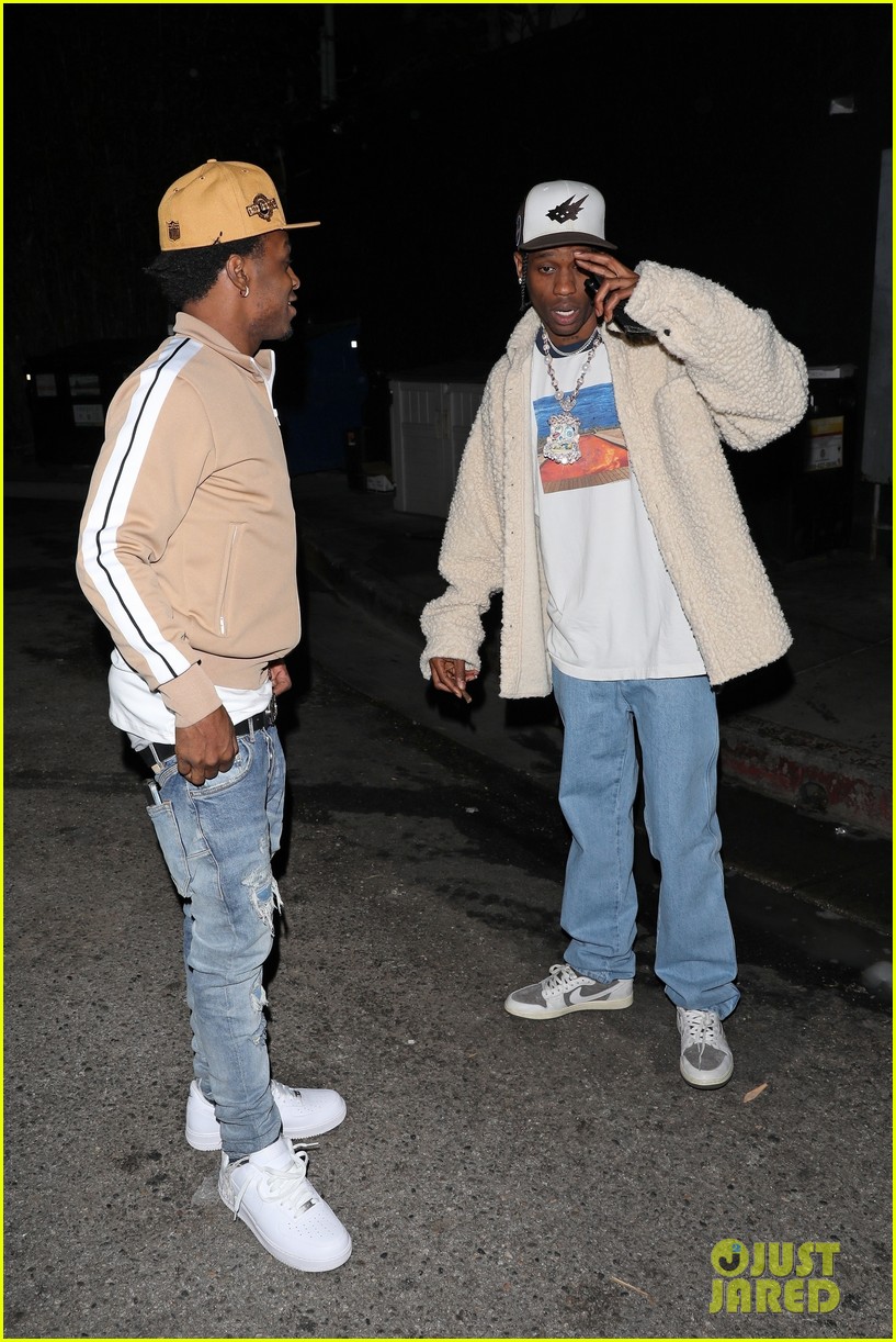 Travis Scott Enjoys Rare Night Out with Friends in West Hollywood ...