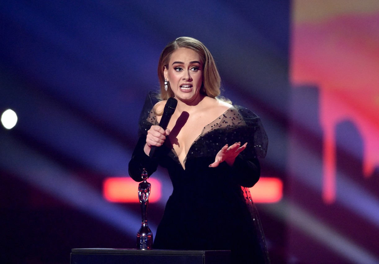 Adele Dedicates BRIT Artist of the Year Award to Son Angelo & Ex ...