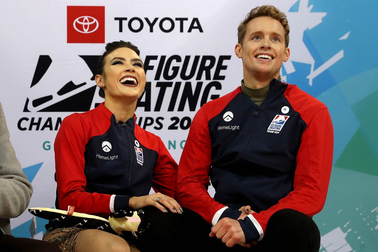Ice Dancers Madison Chock & Evan Bates Open Up About Their Off The Rink ...