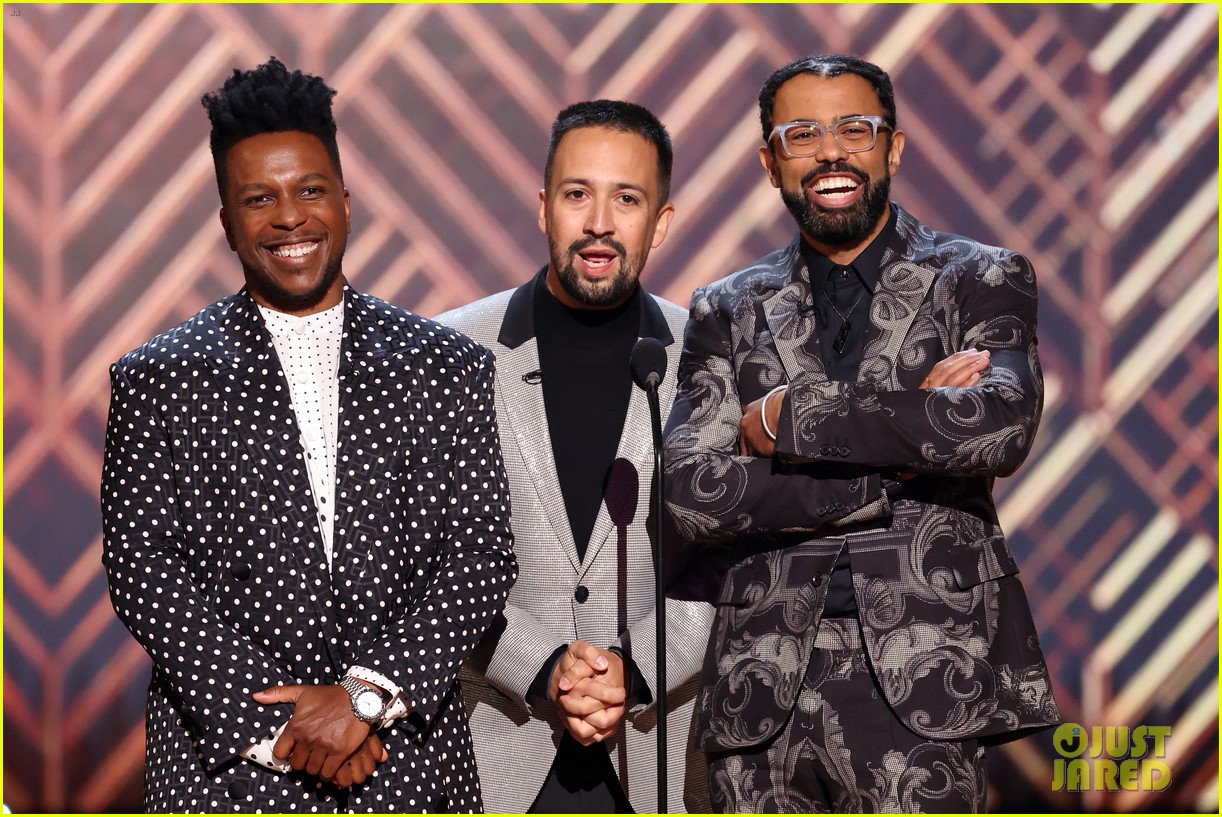 'Hamilton' Alum Lin-Manuel Miranda, Daveed Diggs & Leslie Odom Jr. Reunite to Roast SAG Awards ...