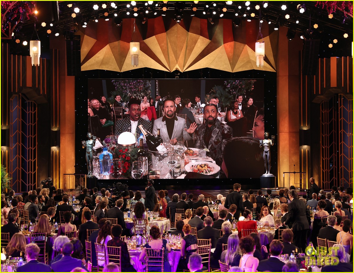 'Hamilton' Alum Lin-Manuel Miranda, Daveed Diggs & Leslie Odom Jr. Reunite to Roast SAG Awards ...