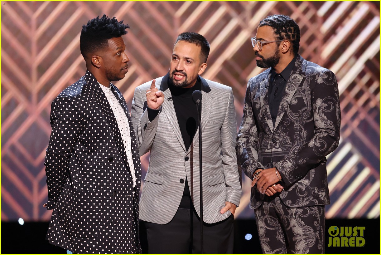 'Hamilton' Alum Lin-Manuel Miranda, Daveed Diggs & Leslie Odom Jr. Reunite to Roast SAG Awards ...