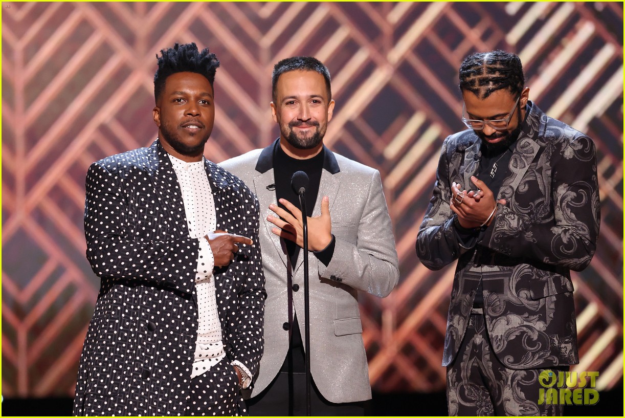 'Hamilton' Alum Lin-Manuel Miranda, Daveed Diggs & Leslie Odom Jr. Reunite to Roast SAG Awards ...