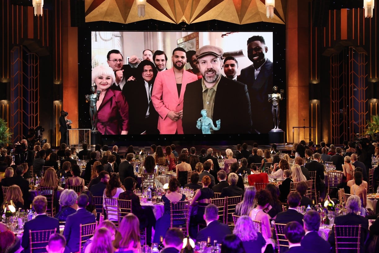 Jason Sudeikis & 'Ted Lasso' Pick Up Top Honors at SAG Awards 2022 ...