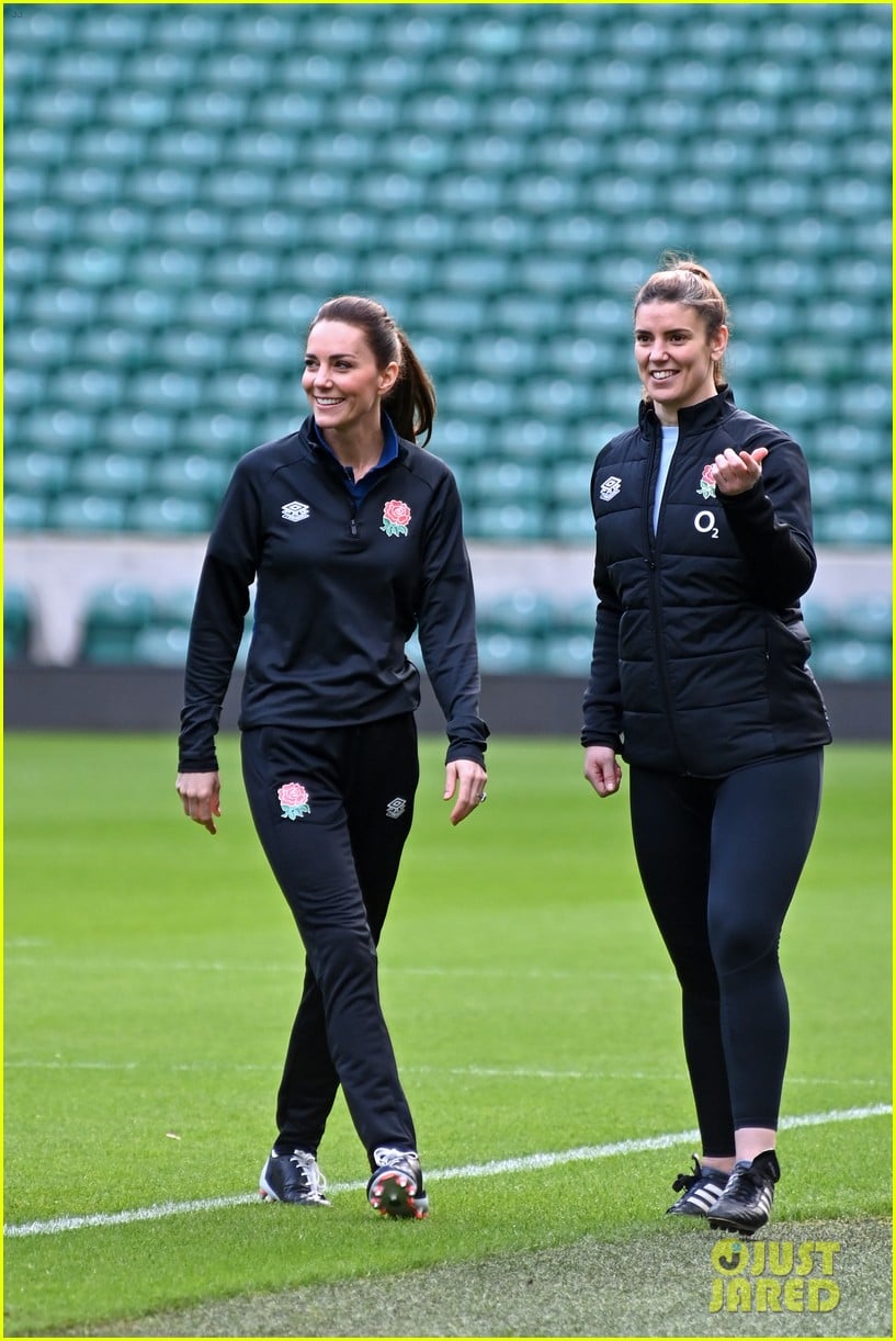 Kate Middleton Gets Hoisted in the Air During Rugby Practice!: Photo ...