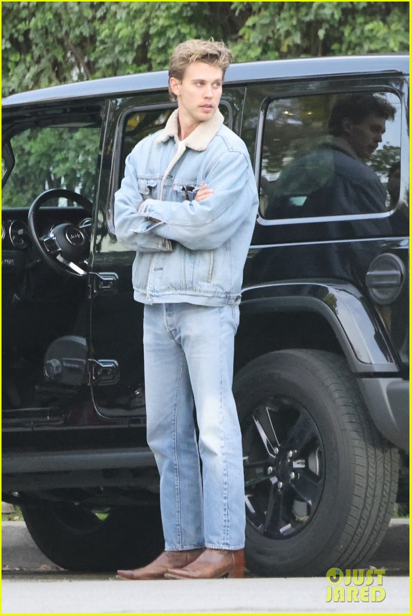 Austin Butler Does Double Denim While Hanging Out with a Friend in L.A ...