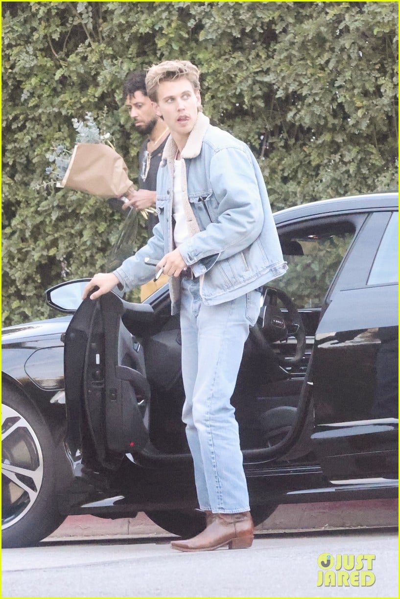 Austin Butler Does Double Denim While Hanging Out with a Friend in L.A ...