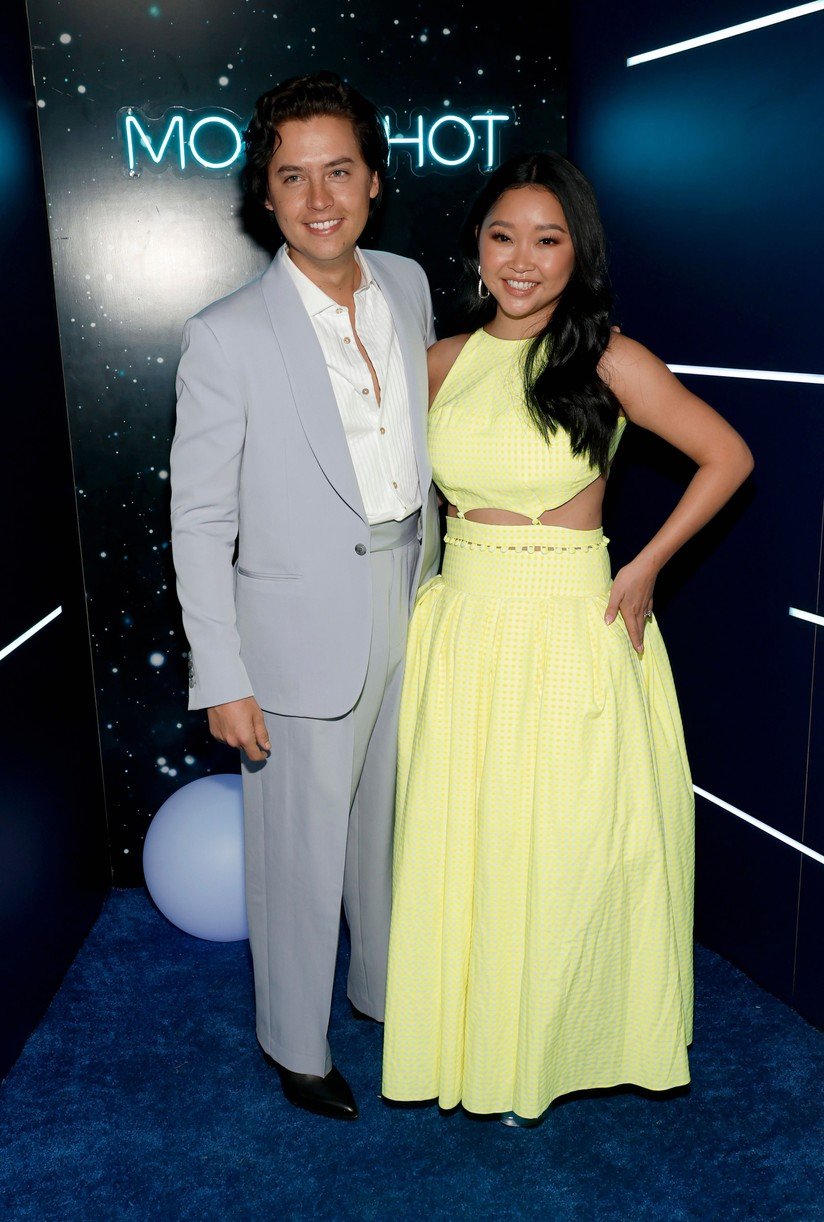 Cole Sprouse & Lana Condor Bring Their Partners To 'Moonshot' Premiere ...