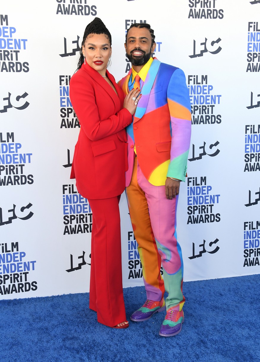 Daveed Diggs & Emmy Raver-Lampman Wore The Most Colorful Suits For ...