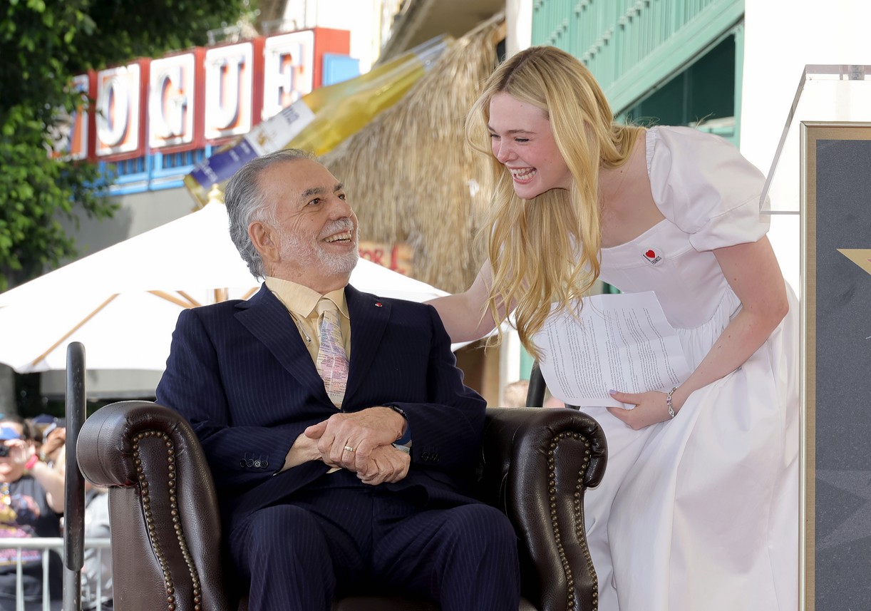Francis Ford Coppola Gets Support From Elle Fanning & His Famous Family ...