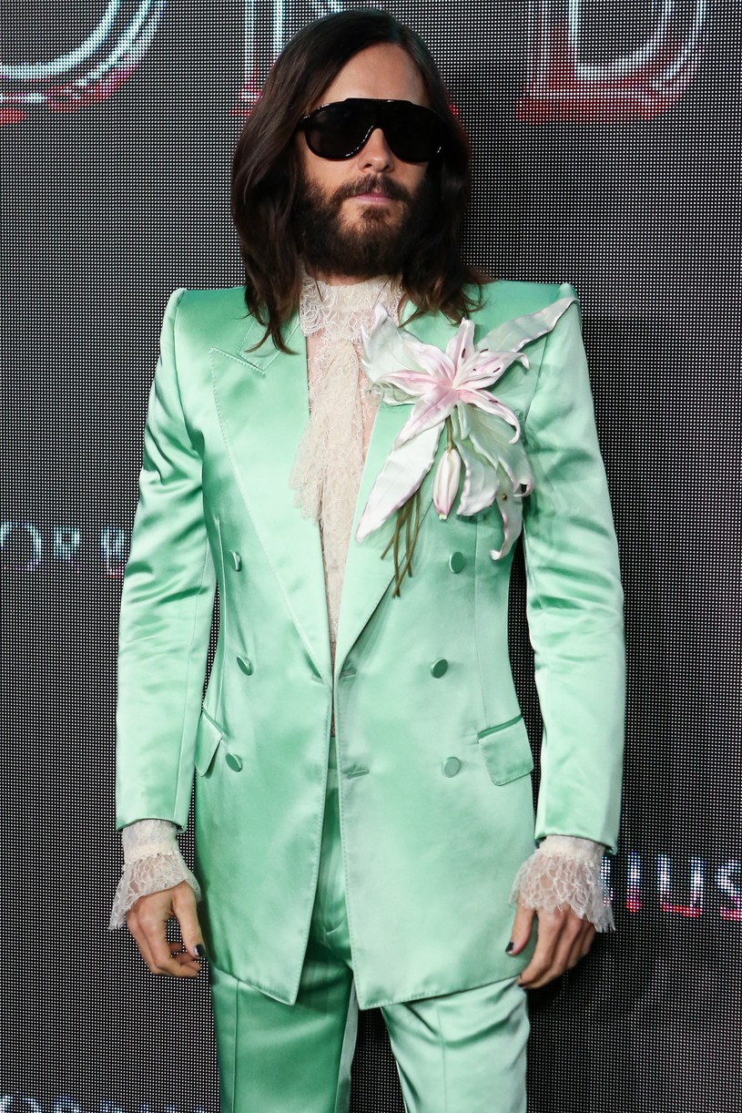 Jared Leto Wears Satin & Lace For 'Morbius' Madrid Premiere: Photo ...