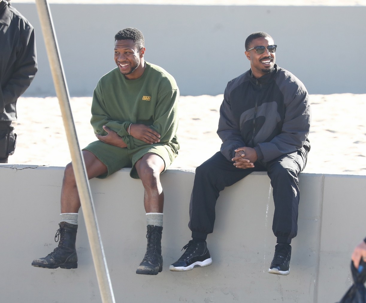 Jonathan Majors Shows Off Ripped Bod While Filming 'Creed 3' With ...