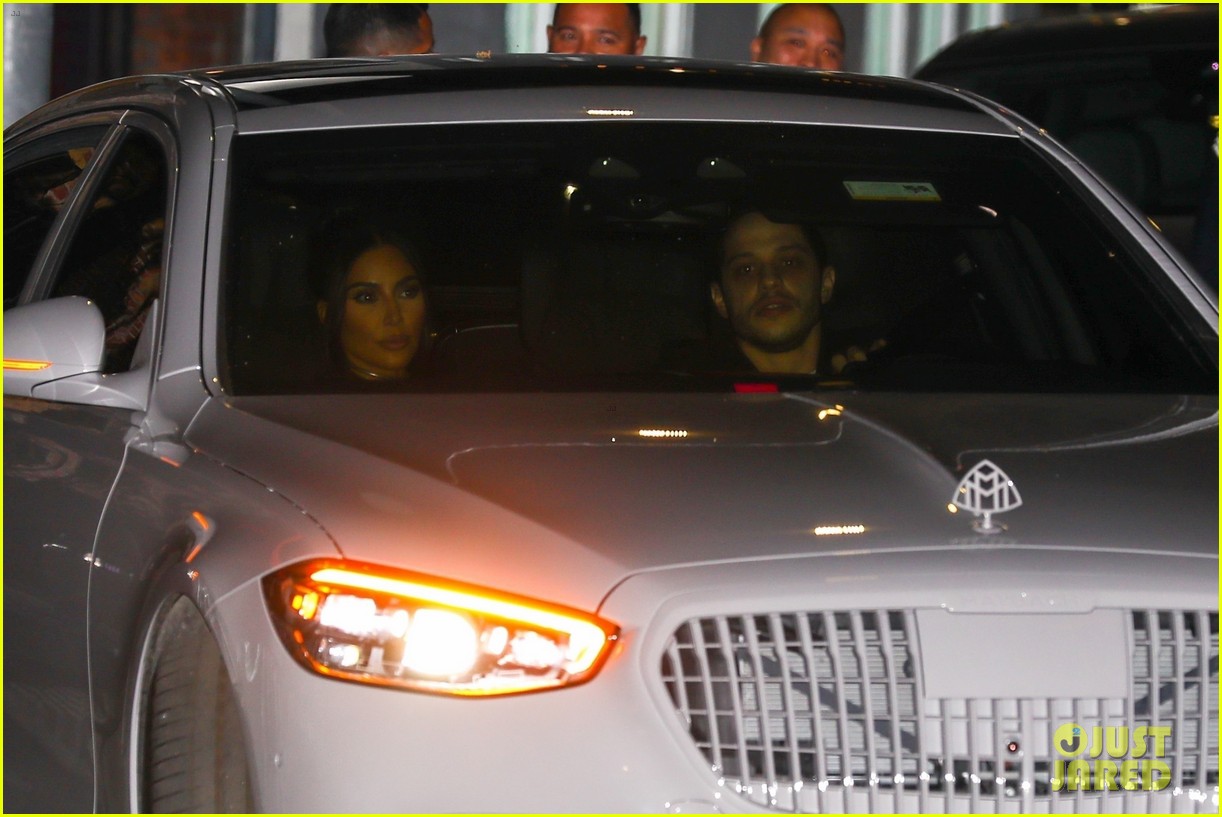 Kim Kardashian Didn't Pose with Pete Davidson at 'The Kardashians' Premiere, But They Were Seen ...