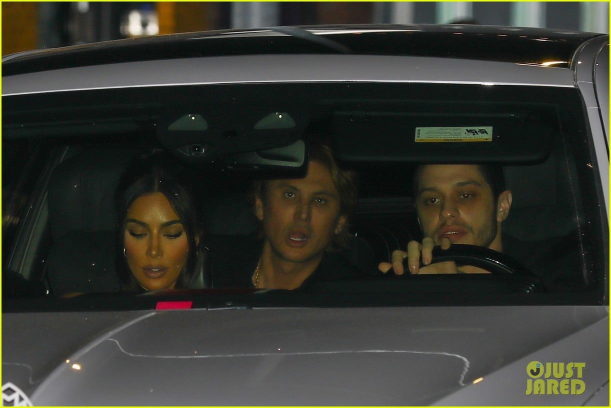 Kim Kardashian Didn't Pose with Pete Davidson at 'The Kardashians' Premiere, But They Were Seen ...