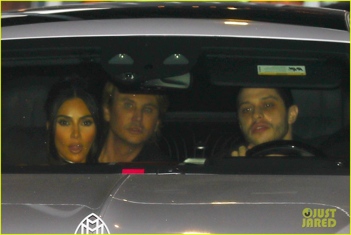 Kim Kardashian Didn't Pose with Pete Davidson at 'The Kardashians' Premiere, But They Were Seen ...