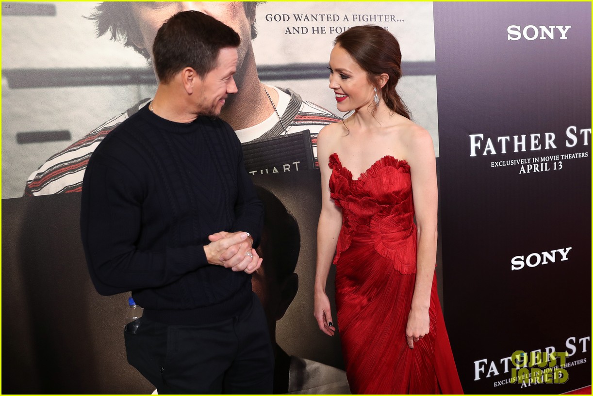 Mark Wahlberg & Rosalind Ross Attend Special Screening of 'Father Stu ...